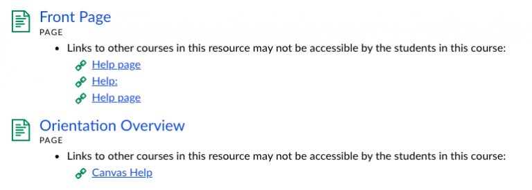 Demystifying the Canvas Link Validator – Instructional Technology Blog