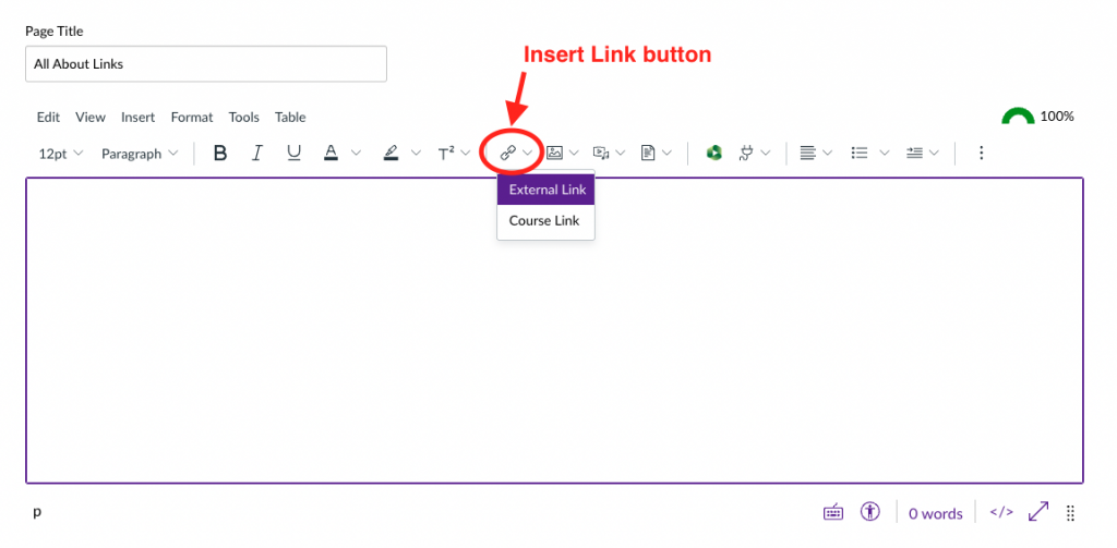 Understanding Links in Canvas – Instructional Technology Blog